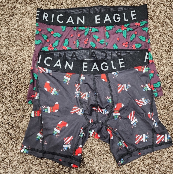 American Eagle Christmas Boxers